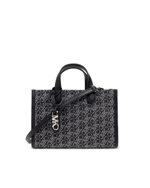 MICHAEL Michael Kors Logo Handbag in Black | Lyst