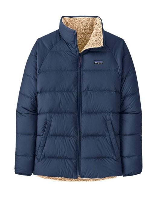 Patagonia Double-Sided Down Jacket in Blue for Men | Lyst