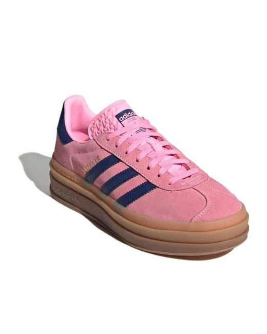 adidas Gazelle Bold ' Glow' Sneakers in Pink | Lyst