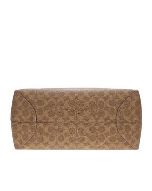 COACH Logo Pattern Tote Bag in Brown | Lyst