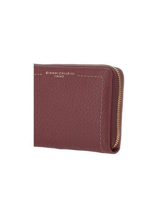 Gianni Chiarini Bubble Zip-Around Wallet in Purple | Lyst UK