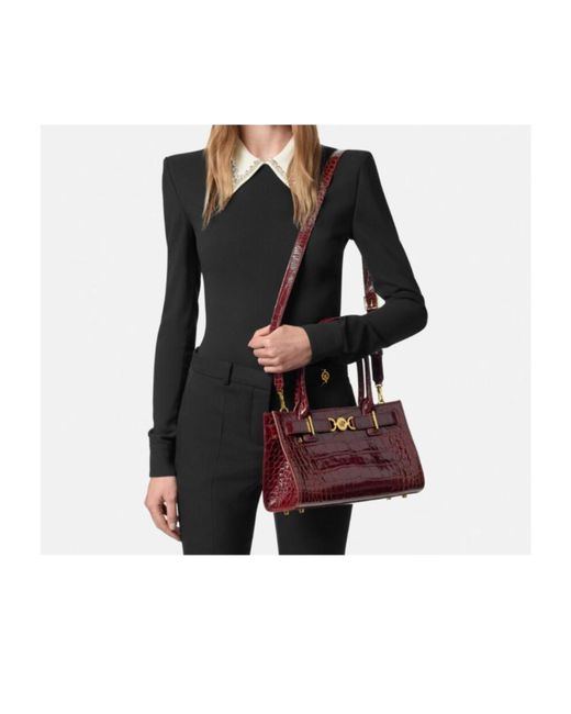 Versace Medusa Tote Bag in Red | Lyst