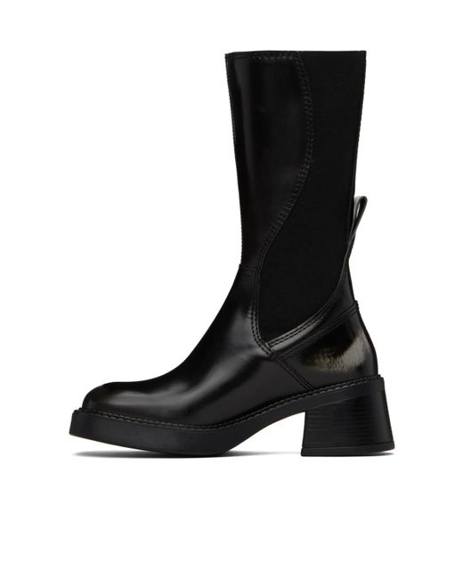 Miista Square-Toed Short Boots in Black | Lyst