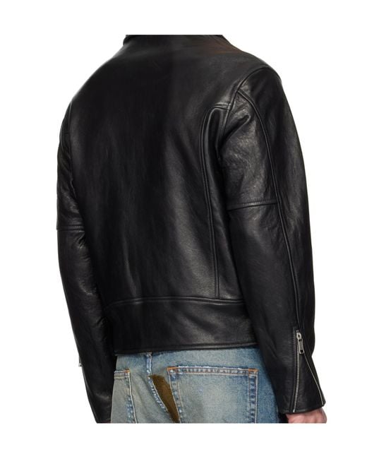 Enfants Riches Deprimes Television Leather Jacket in Black for Men | Lyst