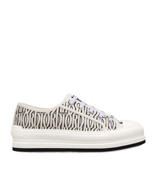 Dior Walk'N' Platform Sneaker in White | Lyst