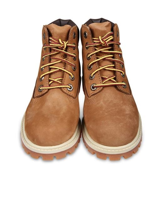 Timberland Strap-Up Martin Boots in Brown | Lyst