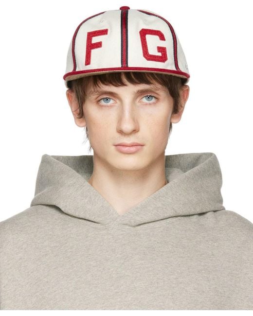 Fear Of God Essentials X New Era Baseball Cap in Red for Men | Lyst