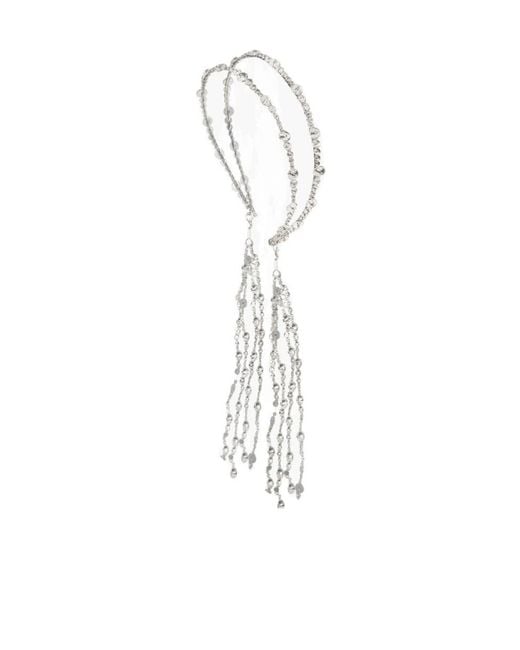 Jennifer Behr Loretta Headband in White | Lyst UK