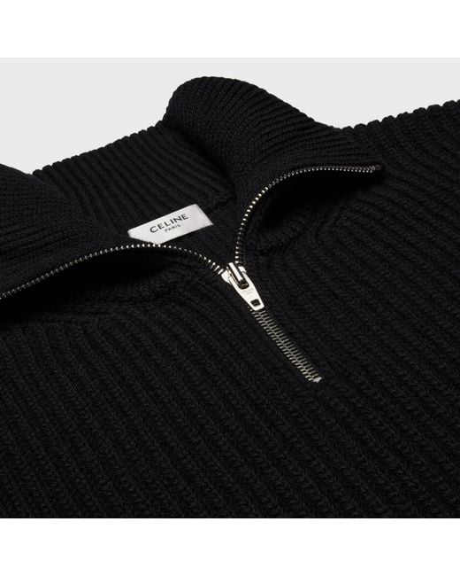 Celine Trucker Sweater in Black for Men | Lyst