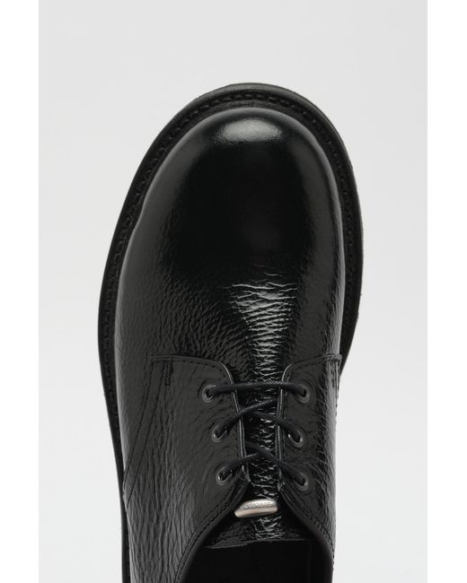 Our Legacy Grained-Leather Derby Shoes in Black for Men | Lyst