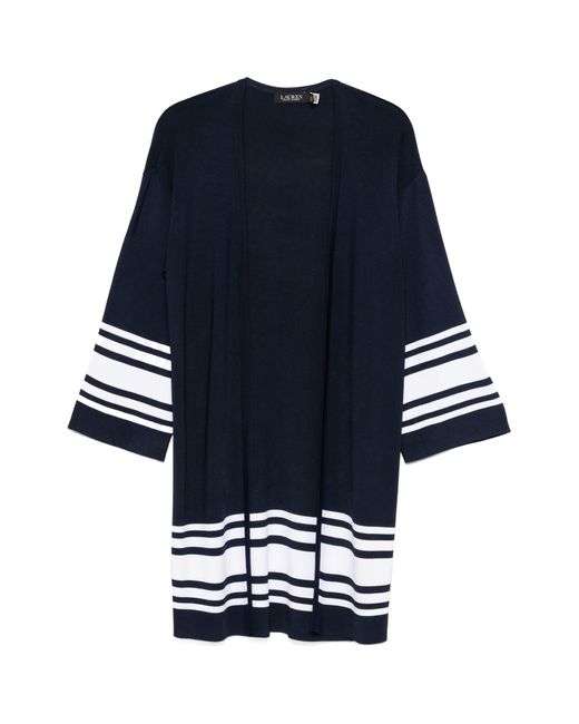 Polo Ralph Lauren Two-Tone Cardigan in Blue | Lyst
