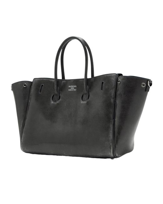 Balenciaga Bel Air Small Carry Bag in Black | Lyst