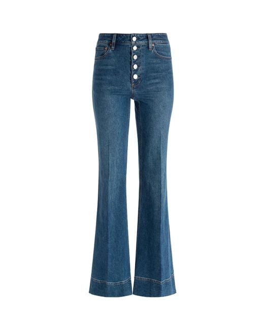 Alice + Olivia Missa Jeans in Blue | Lyst