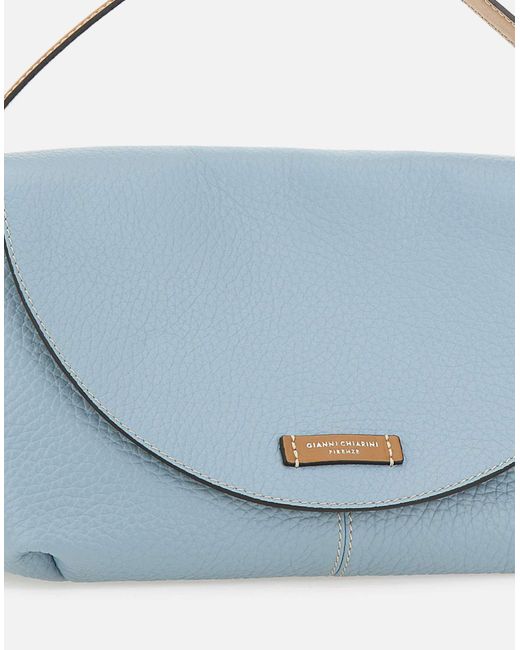 Gianni Chiarini Alessandra Foldover-Top Tote Bag in Blue | Lyst