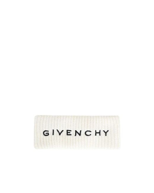 Givenchy Logo Headband in White for Men | Lyst
