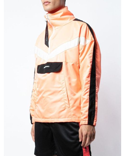 Daniel Patrick Logo Spliced Casual Jacket in Orange for Men | Lyst