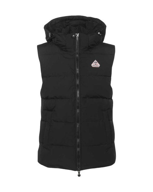 Pyrenex Logo Vest in Black for Men | Lyst