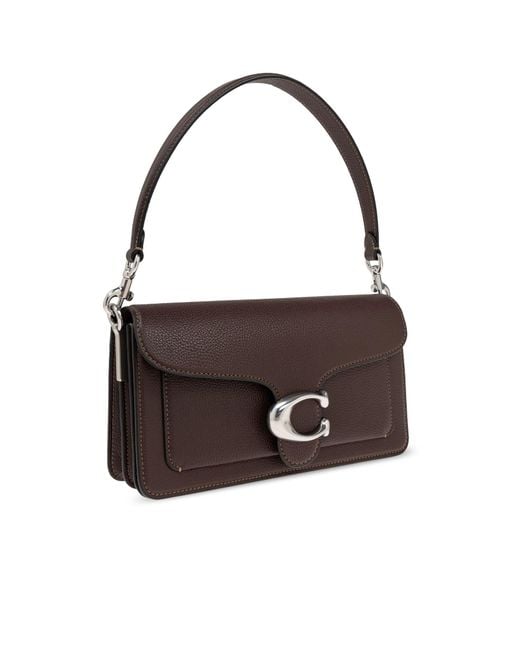 COACH Flip Shoulder Bag in Brown | Lyst