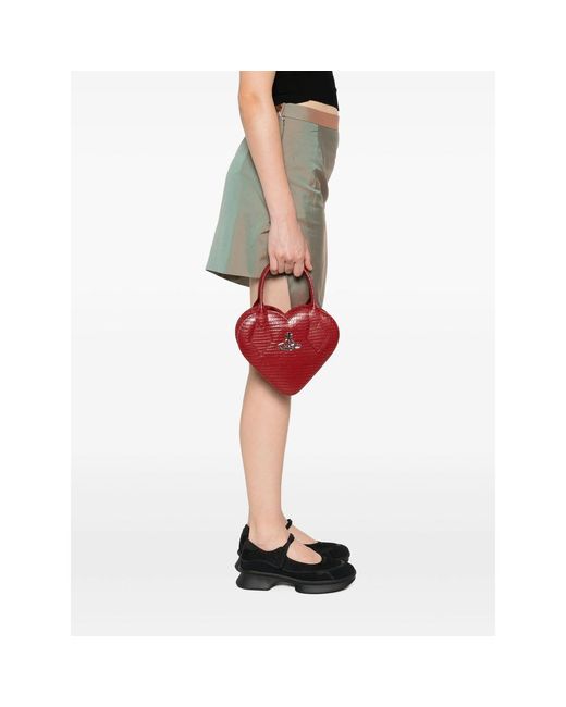 Vivienne Westwood Josephine Heart Cross Body Bag in Red | Lyst