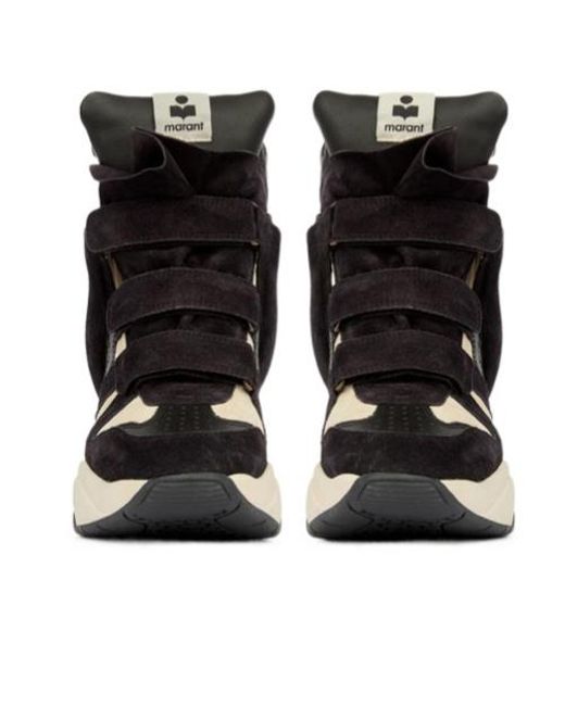Isabel Marant Balskee Platform Wedge Sneakers in Black | Lyst
