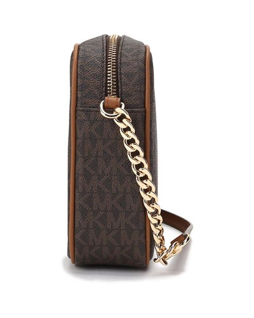 Michael Kors Jet Set Series Satchel Bag in Brown | Lyst