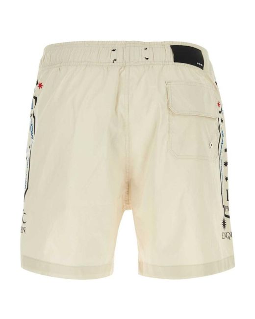 Amiri Elastic Swimming Trunks in Natural for Men | Lyst