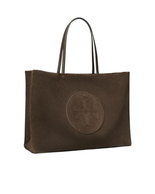 Tory Burch Ella Shopper Bag in Brown | Lyst