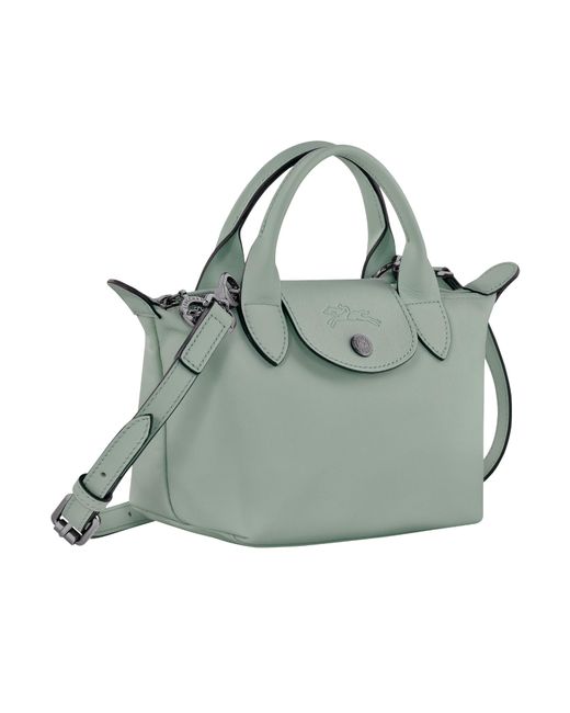 Longchamp Mini Le Pliage Tote Bag in Gray | Lyst