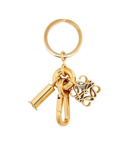 Loewe Logo Key Chain in Metallic for Men | Lyst