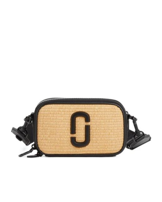 Marc Jacobs The Snapshot Raffia Camera Bag in Natural | Lyst