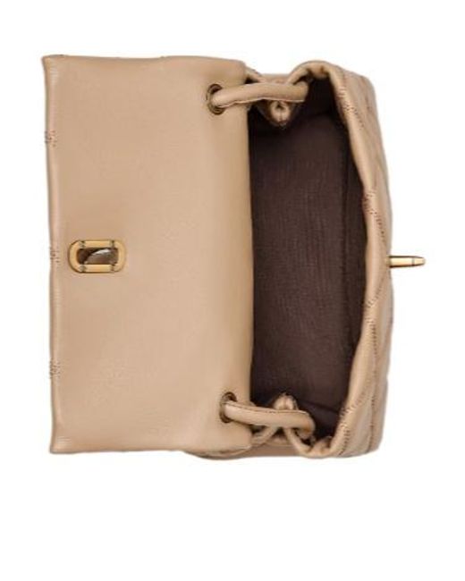 Marc Jacobs The Quilted Leather Mini Dual Shoulder Bag in Natural | Lyst