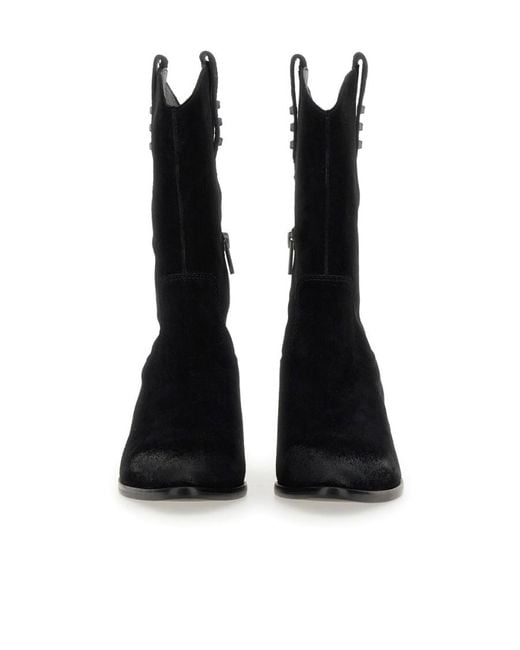 Ash Pointy Boots in Black | Lyst