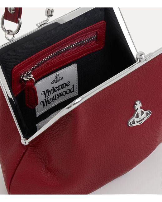 Vivienne Westwood Granny Orb-Plaque Crossbody Bag in Red | Lyst