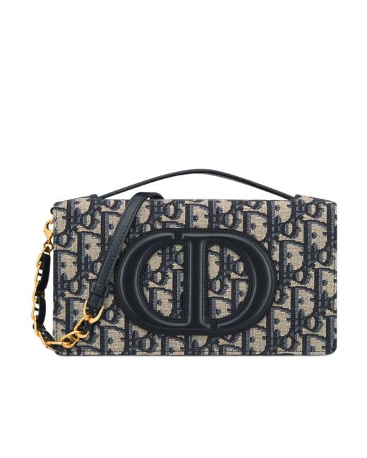 Dior Cd Signature Mini Shoulder Bag in Black | Lyst