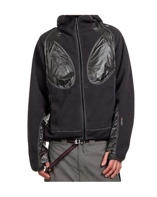 ROA Hooded Zipped Jacket in Black for Men | Lyst