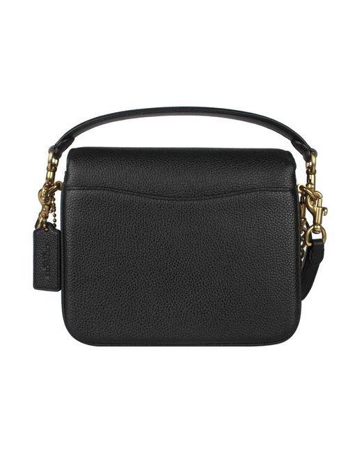 COACH Cassie Series Postman Handbag in Black | Lyst