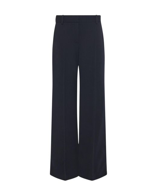 The Row Encore Straight-Leg Pants in Blue | Lyst