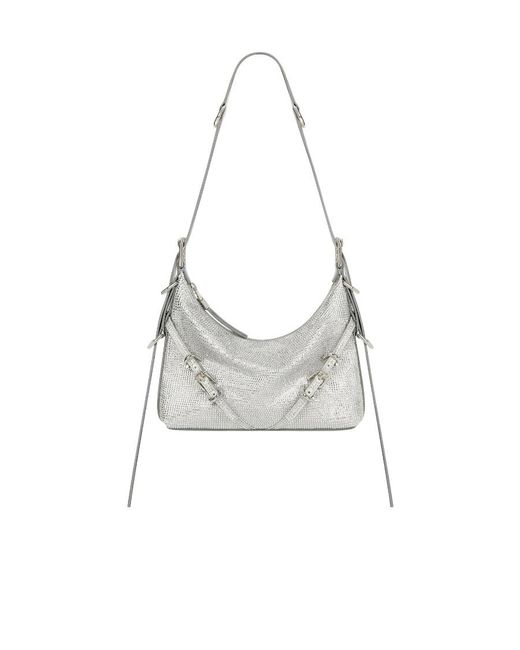 Givenchy Mini Voyou Crossbody Bag in White | Lyst