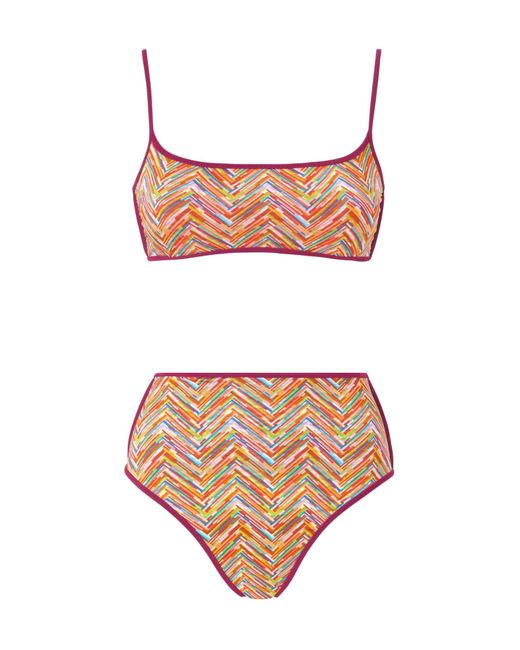 Missoni Reversible Bikini in White | Lyst