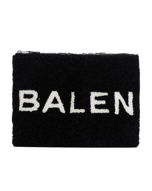 Balenciaga Logo Zipper Printing Handbag in Black | Lyst