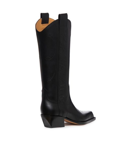 Off-White c/o Virgil Abloh Meteor Cowboy Pointed Toe Boots in Black | Lyst