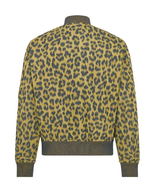 Dior Leopard Print Leisure Jacket in Green for Men | Lyst