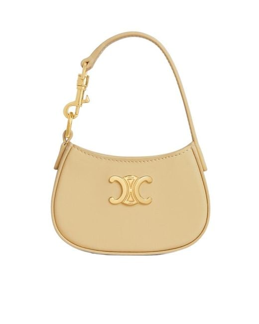 Celine Micro Tilly in White | Lyst
