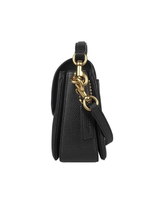 COACH Cassie Series Postman Handbag in Black | Lyst