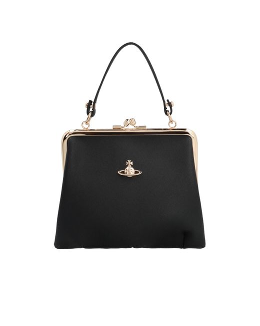 Vivienne Westwood Granny Frame Tote Bag in Black | Lyst