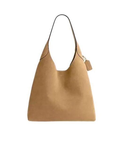 COACH Brooklyn Shoulder Bag 39 in Brown | Lyst