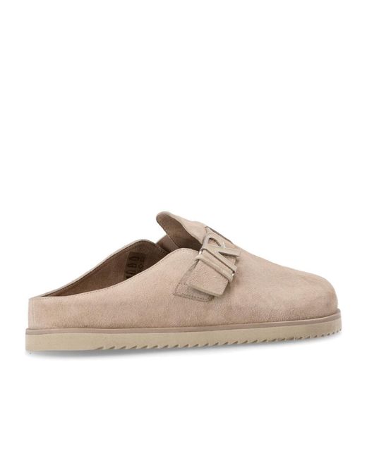 Represent Logo Slippers in Brown for Men | Lyst