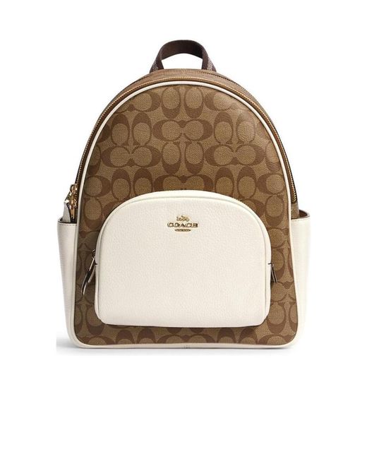 COACH Color-Matching Backpack in Natural | Lyst