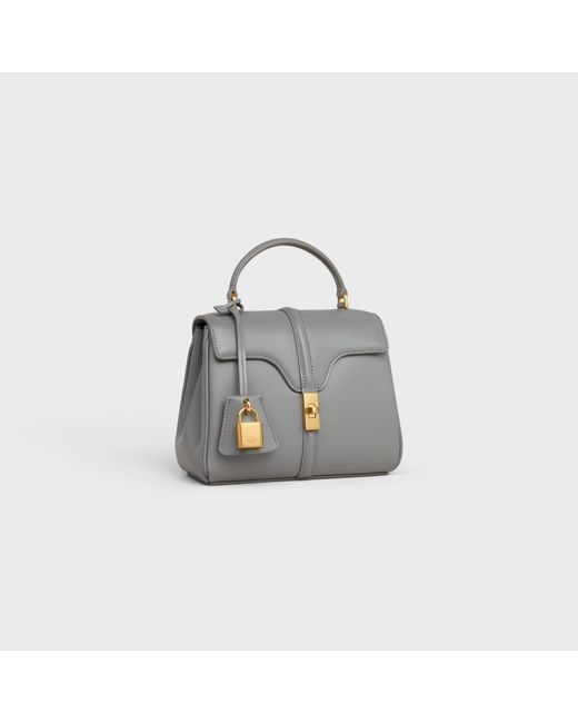 Celine Mini 16 Flip Shoulder Bag in Gray | Lyst