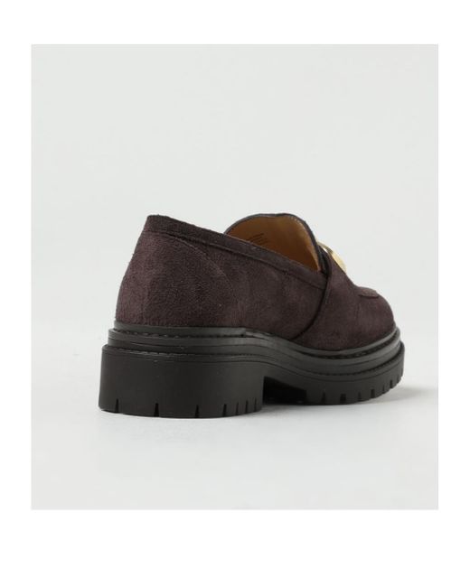 Michael Kors Round Head Loafer Shoes in Brown | Lyst